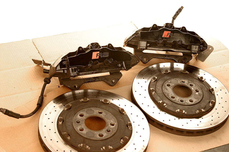 OEM B7 RS4 Brake Calipers / Rotors / Pads - fits B5 S4